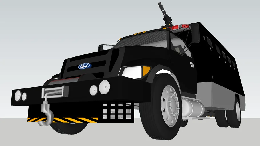 Armoured Truck - Ford F-750 | 3D Warehouse