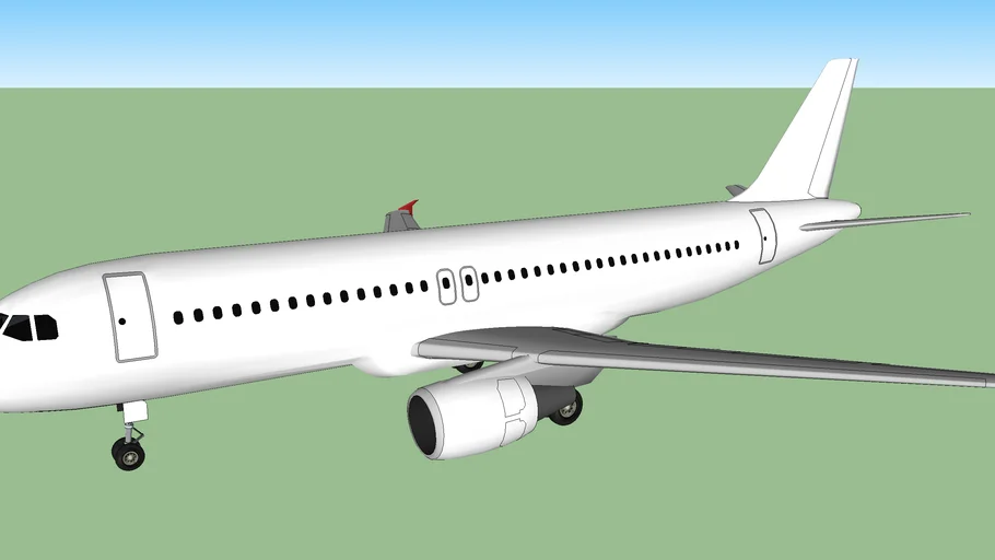 Template - Airbus A320-200 (v.3) | 3D Warehouse