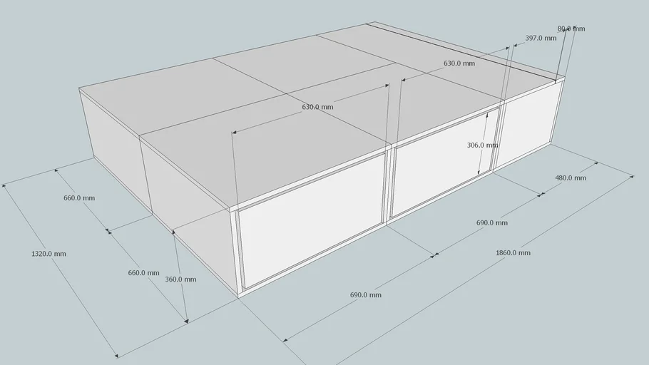 Storage Bed 2 | 3D Warehouse