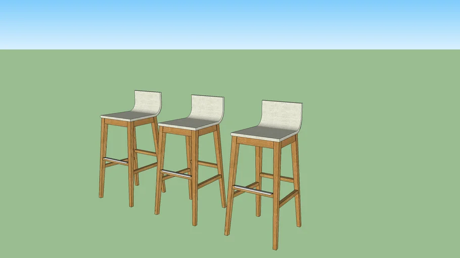 Conjunto de banquetas | 3D Warehouse