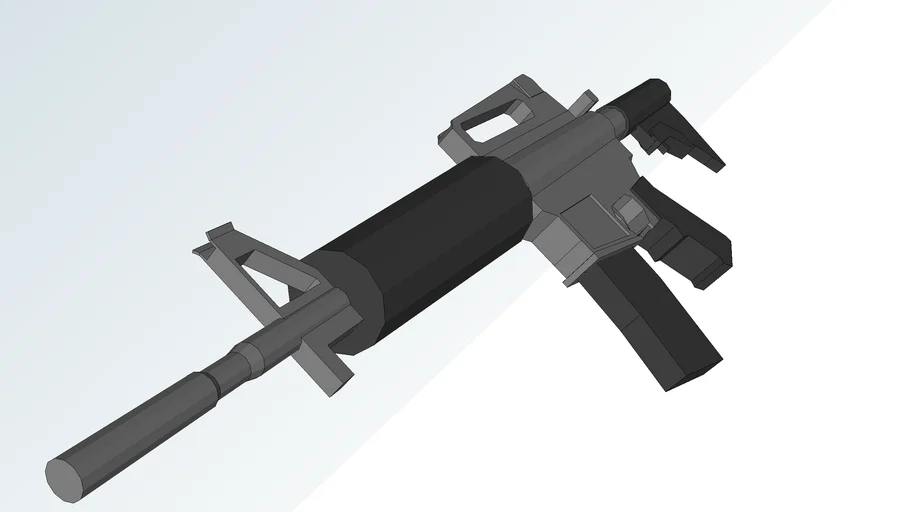 M4 Low Poly | 3D Warehouse