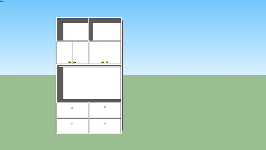 ARMÁRIO INFANTIL MULTIUSO TRIANGLE | 3D Warehouse