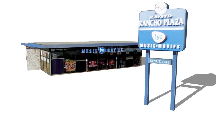 FYE Store, Burbank, CA | 3D Warehouse