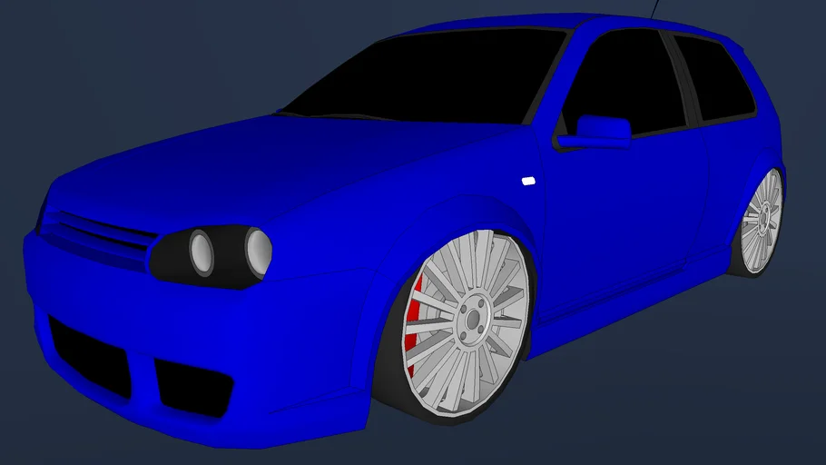 Modified Volkswagen Golf R32 | 3D Warehouse