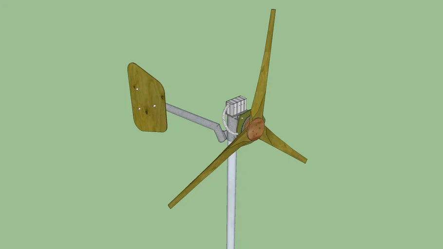 Axial Flux DIY Wind Turbine | 3D Warehouse