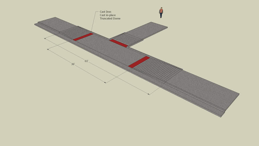 Large Handi-Cap Ramp | 3D Warehouse