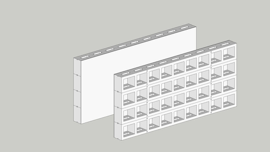 PERI- DUO-Foundation 450mm width using DP 600mm depth | 3D Warehouse