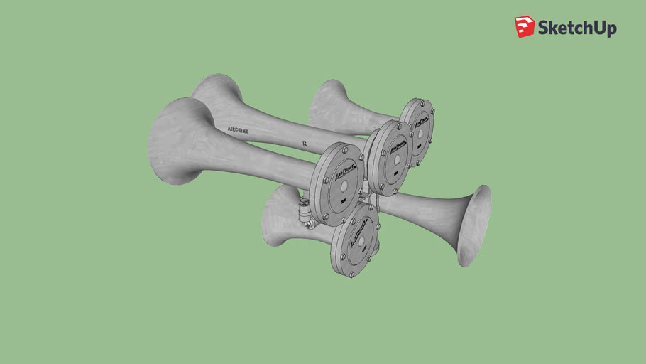 Nathan Airchime K5HL Locomotive Horn (1st Generation) | 3D Warehouse