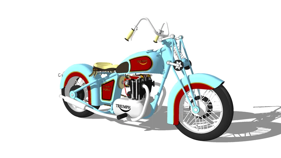 1940 Triumph Model 6/1 | 3D Warehouse