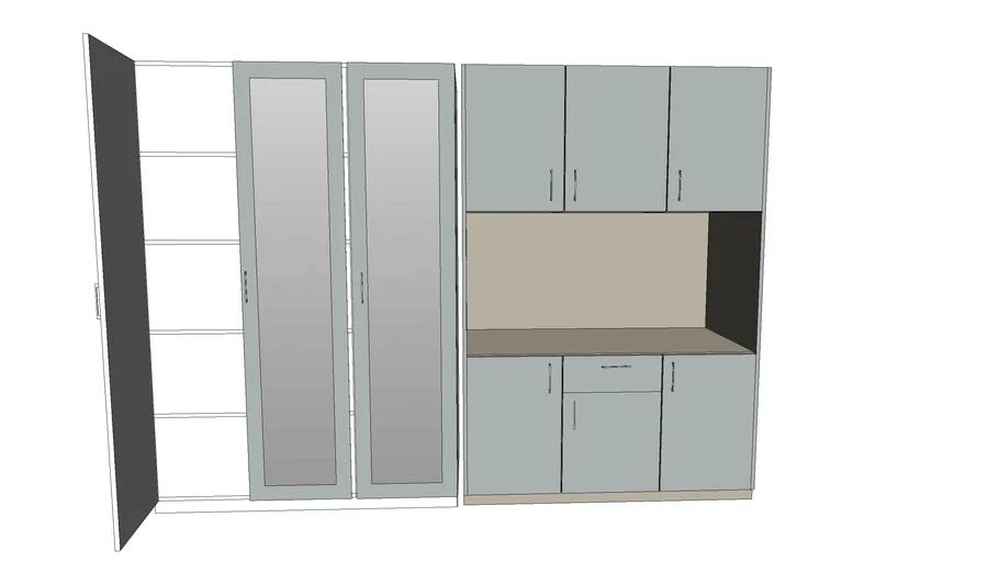 RAK & LEMARI PIRING | 3D Warehouse