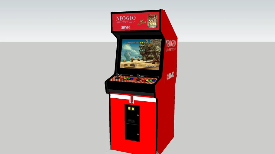 Neo Geo 1-slot arcade game | 3D Warehouse