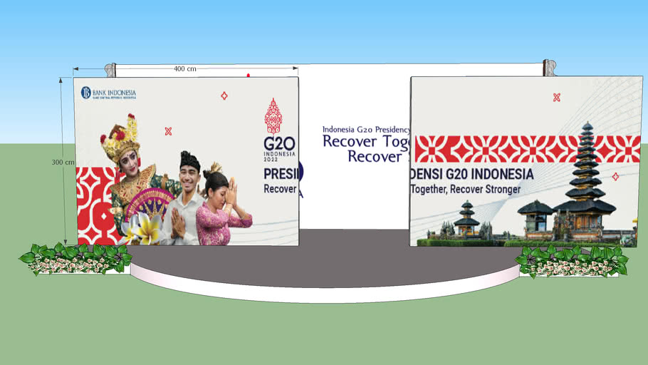G20 Bali stage | 3D Warehouse
