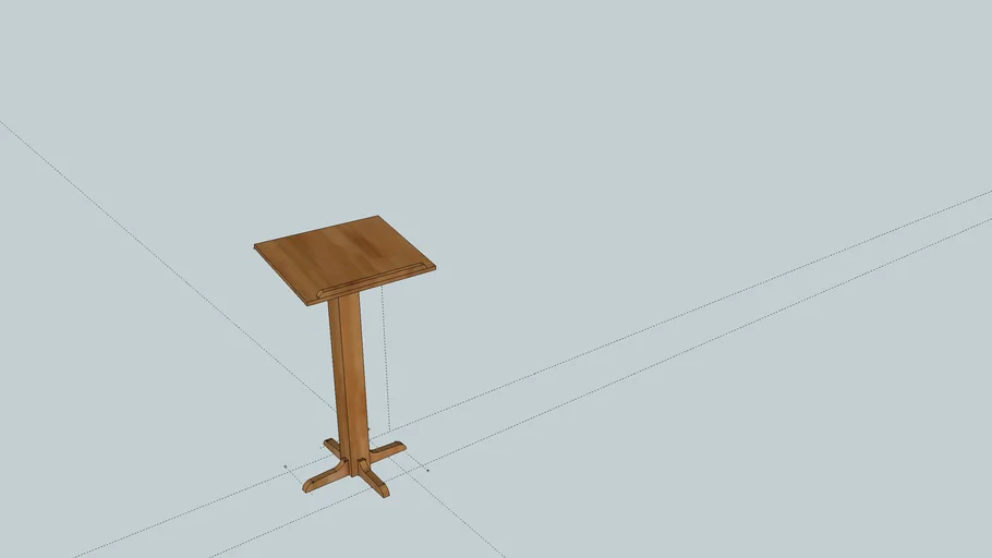 Standard Lectern | 3D Warehouse