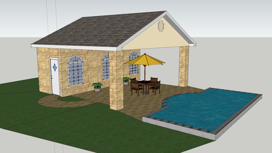 Pool Cabana | 3D Warehouse