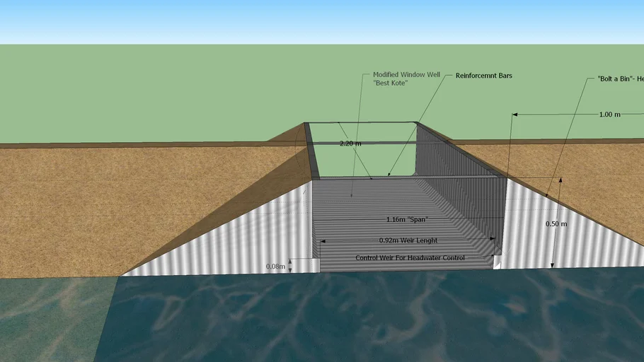 Flow Control Structure 3-4 | 3D Warehouse