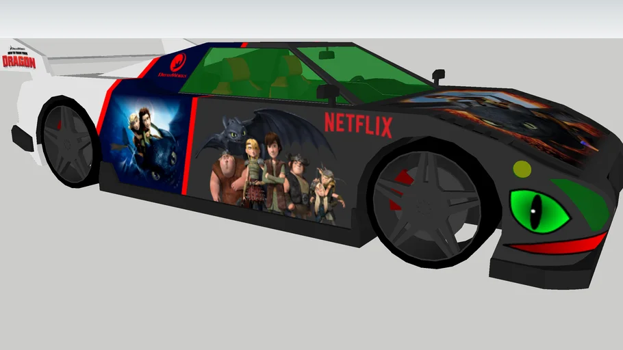 DreamWorks How To Train Your Dragon Car | 3D Warehouse