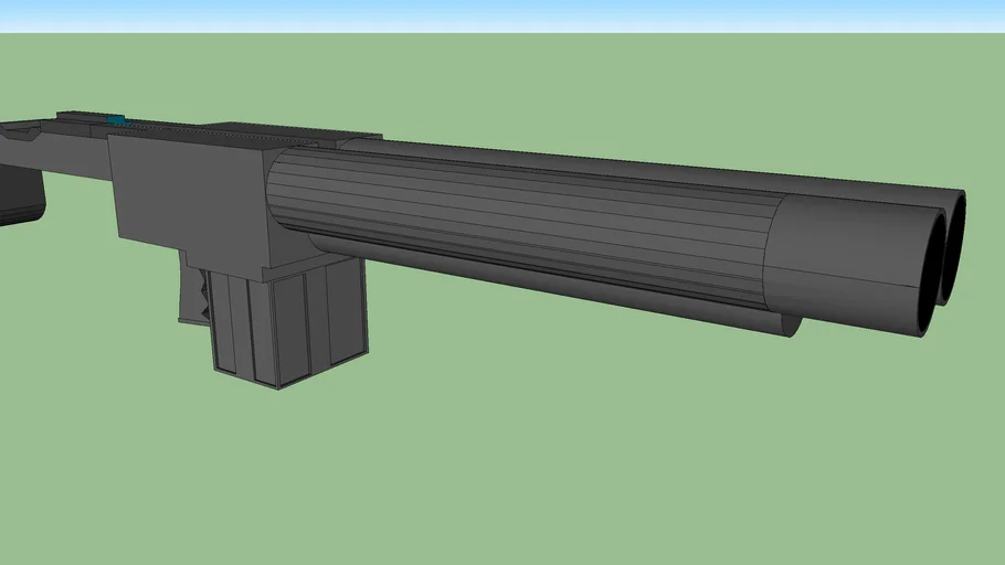 Prototype Auto Double-Barrel Shotgun | 3D Warehouse