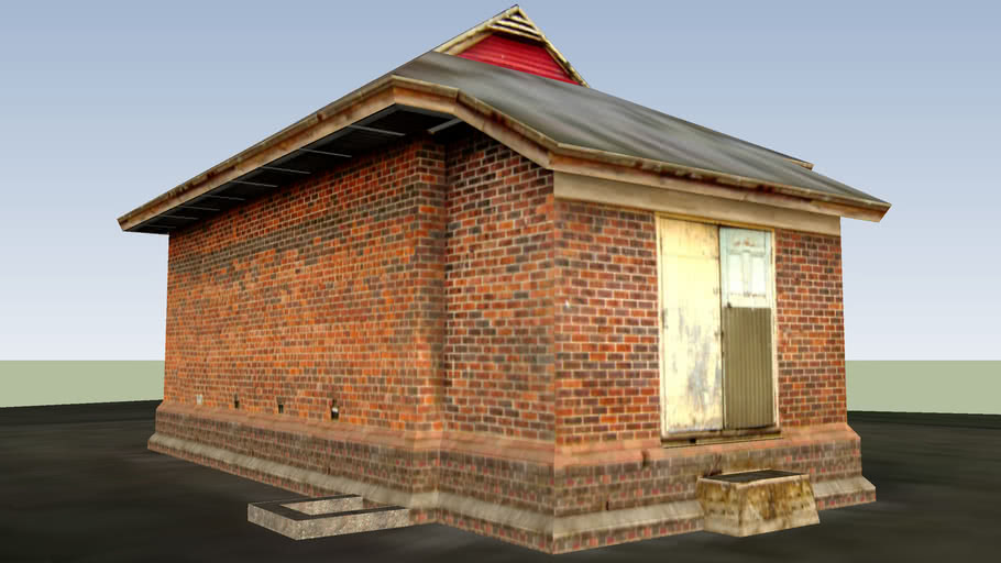 Launceston Powder Magazine Detonator Sheds | 3D Warehouse