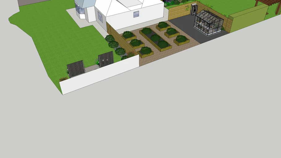 All Seasons Landscapes - Hathog Garden Design | 3D Warehouse