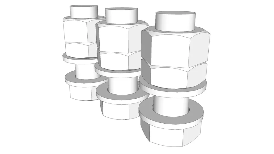 Bolt&nut M39 | 3D Warehouse