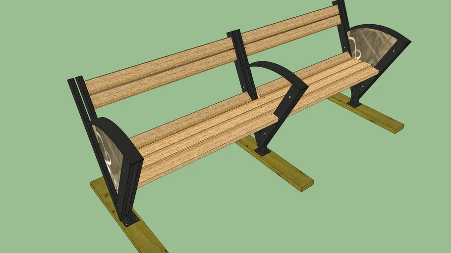 Drew Holmgren Klai Hall Bench | 3D Warehouse