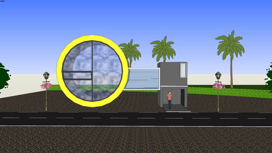 Rumah Bulat | 3D Warehouse