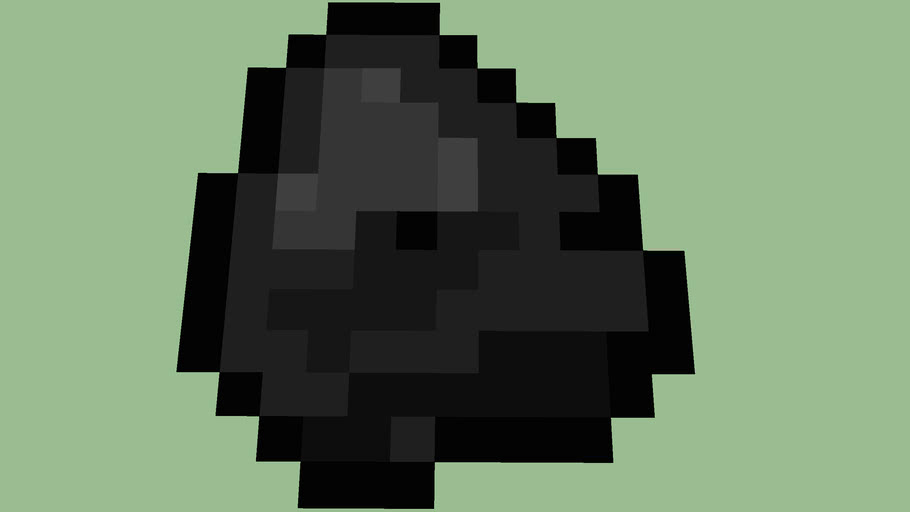 Minecraft Coal | 3D Warehouse