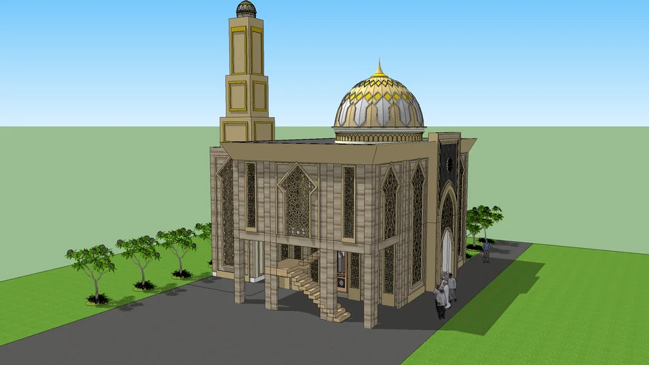 MASJID 2 LANTAI | 3D Warehouse