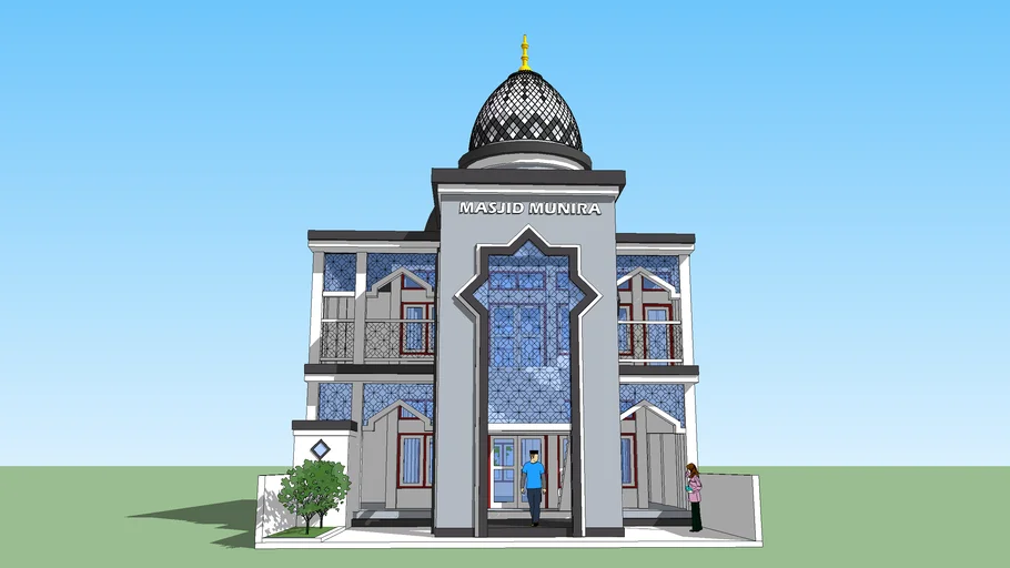 masjid 2 lantai | 3D Warehouse