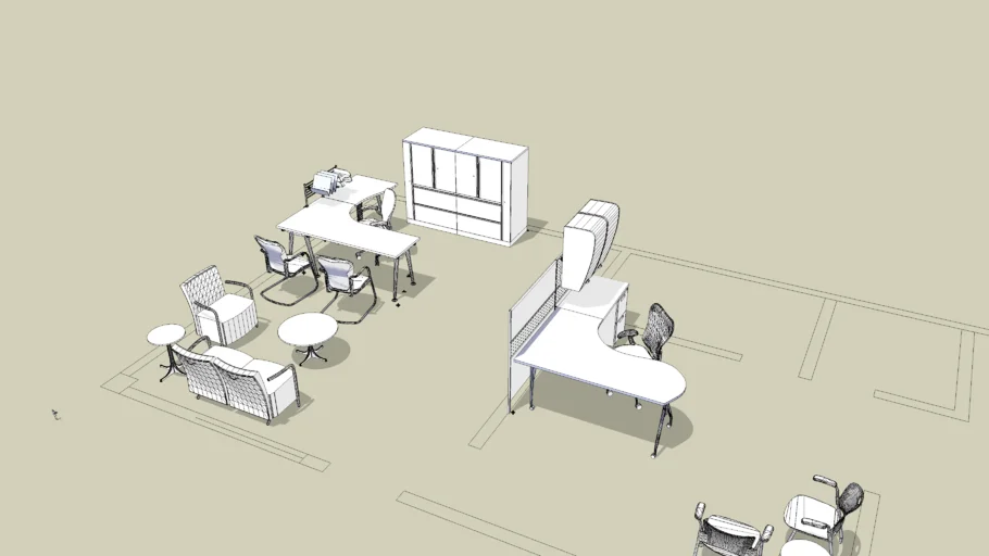 furniture office | 3D Warehouse