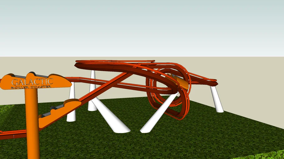 galactic roller coaster | 3D Warehouse