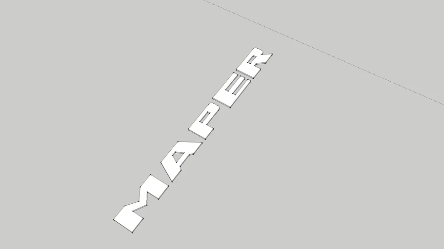 Logo MAPER | 3D Warehouse