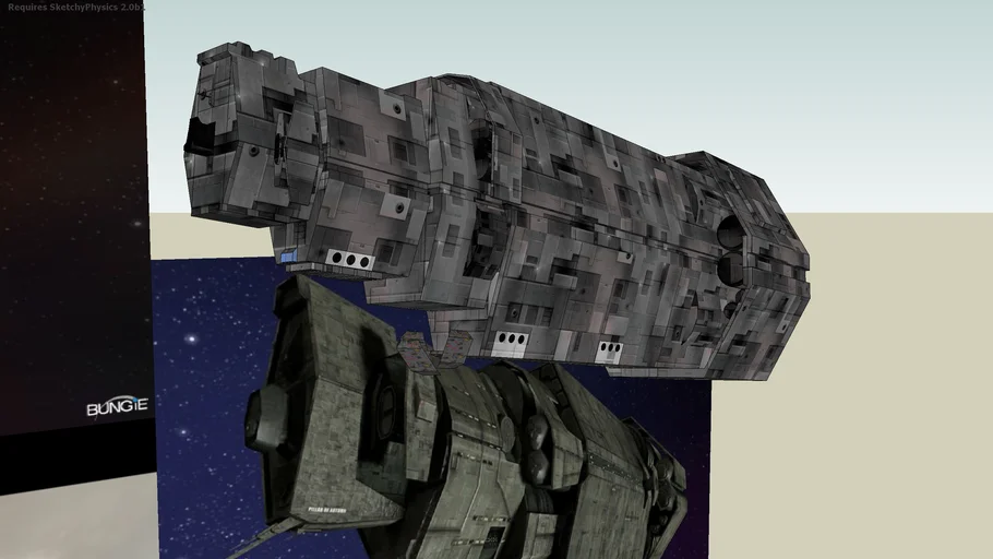 UNSC Halcyon | 3D Warehouse