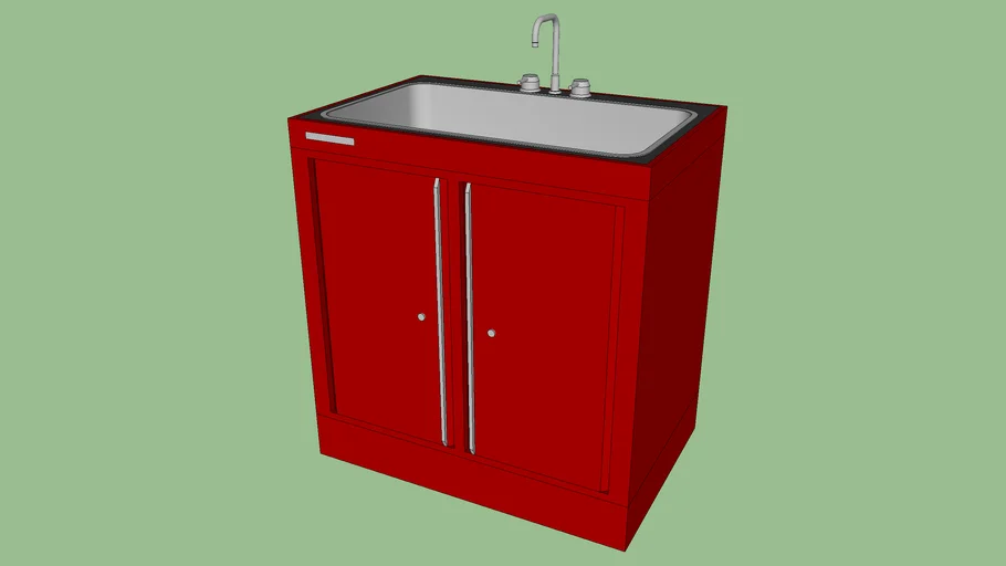 BS-090 - Sink Cabinet | 3D Warehouse