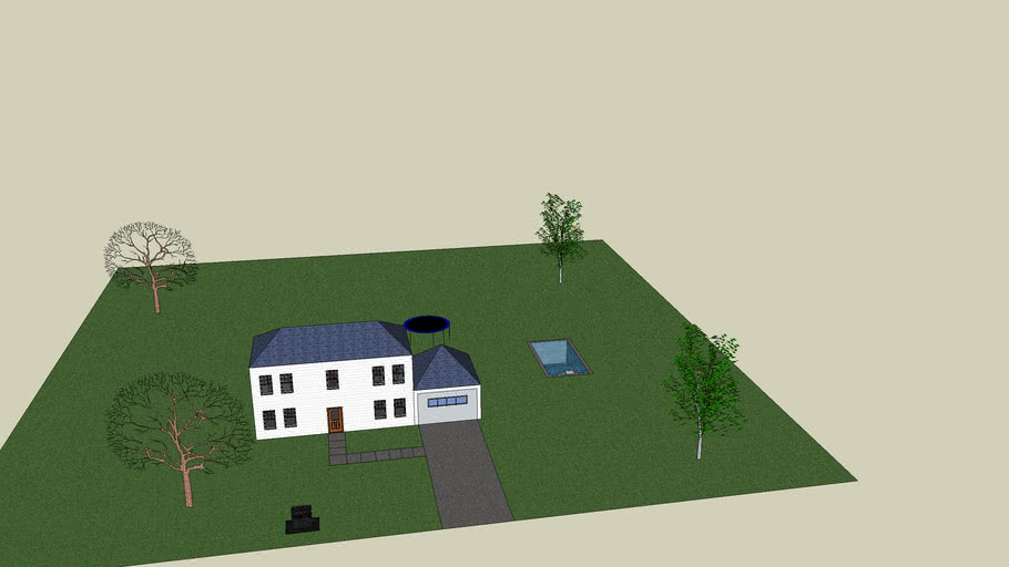 Colonial Style House | 3D Warehouse