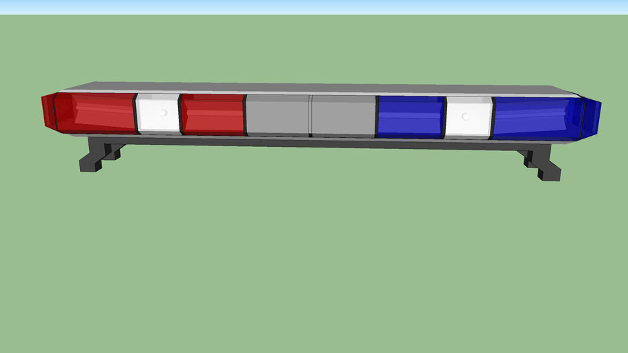 ct state police light bar | 3D Warehouse