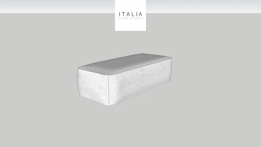 PUFF ORLANZI RETANGULAR | 3D Warehouse