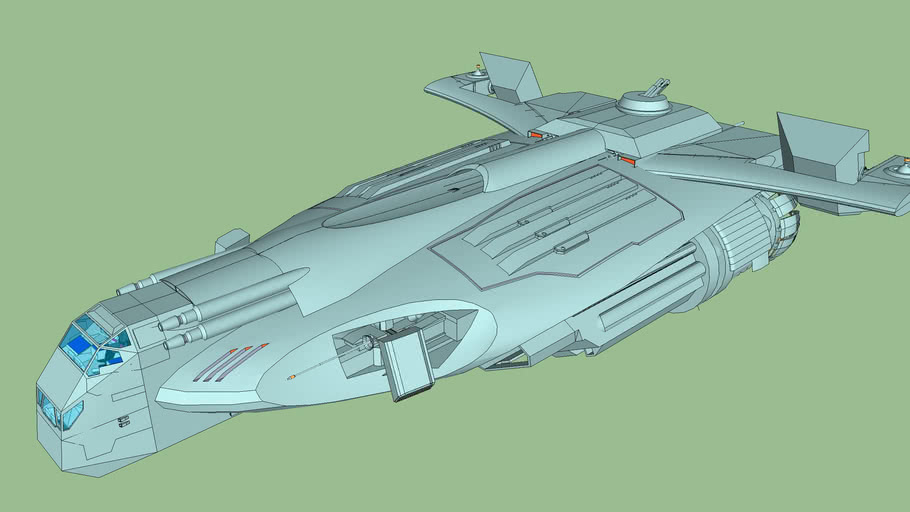 Spacefighter Blue Thunder | 3D Warehouse