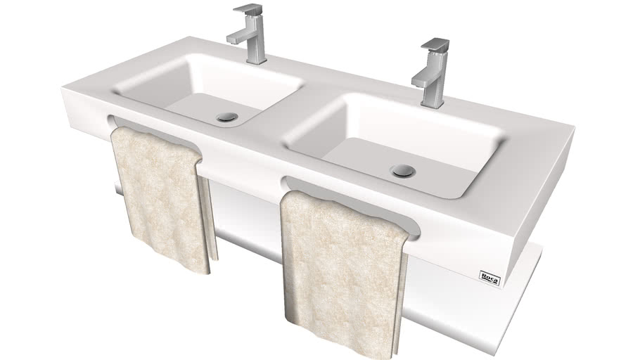 Lababo doble | 3D Warehouse