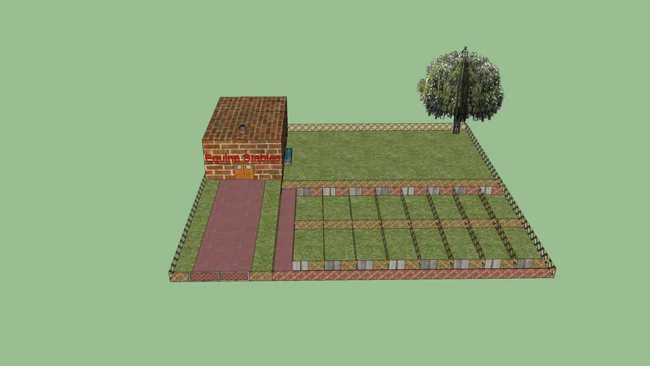 15 Horse Stables | 3D Warehouse