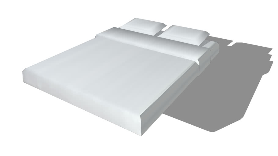 mattress with bed cover | 3D Warehouse