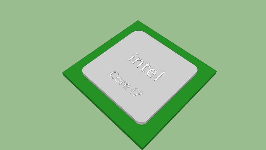 Intel Core i7 Processor | 3D Warehouse