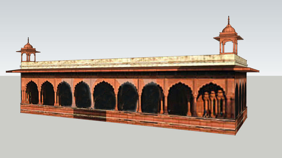 DEEWAN - E - AAM NEW DELHI RED FORT | 3D Warehouse