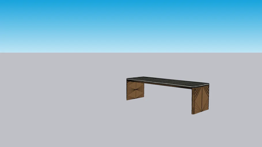 Pause Bench | 3D Warehouse