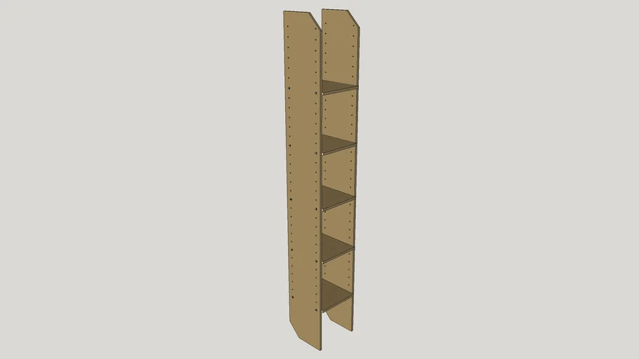 Shelf_MDF_1_Unit | 3D Warehouse