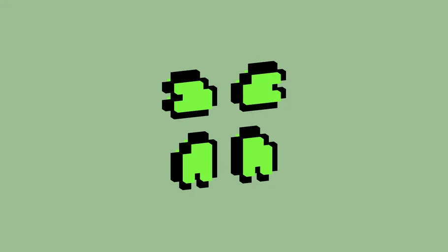 4chan favicon in 3D | 3D Warehouse