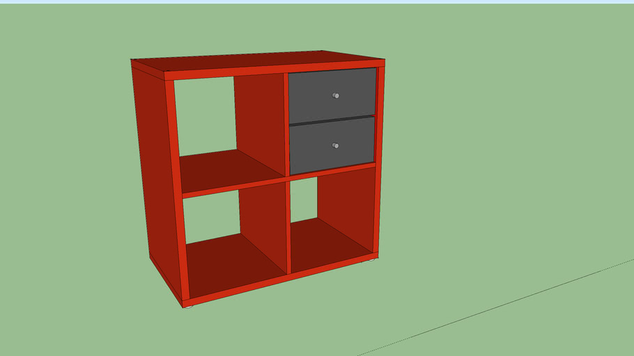 Mobiletto IKEA KALLAX | 3D Warehouse