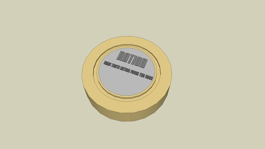 metal gear solid 3: russian ration | 3D Warehouse