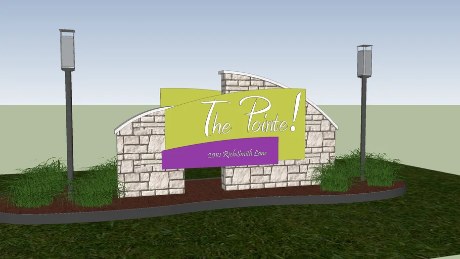 Entry Sign | 3D Warehouse