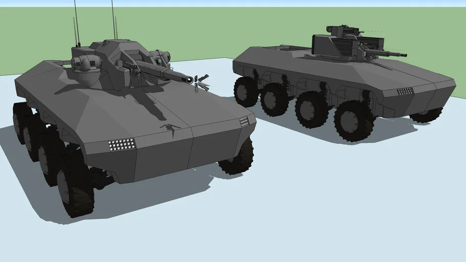 Wheeled Infantry Fighting Vehicle | 3D Warehouse